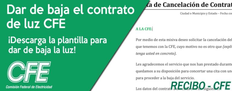 Cancelar tu servicio de luz con CFE sin acudir a una oficina | Cancelar ...