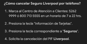 Guía para cancelar tu tarjeta departamental Liverpool en México | Cancelar.com.mx